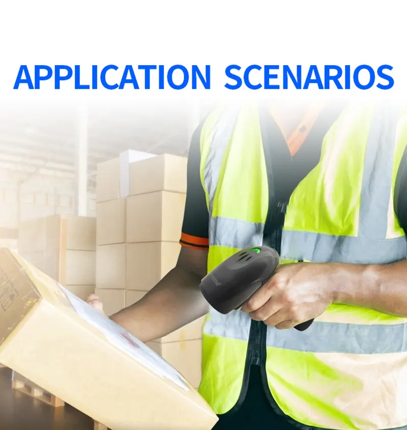 Handheld 2.4G QR Code Barcode Scanner Gun - Fedepo