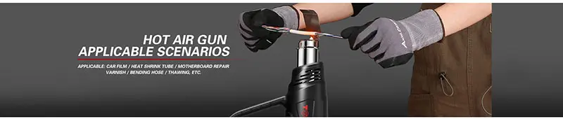2000w Rubber-covered Handle Heat Gun - Fedepo